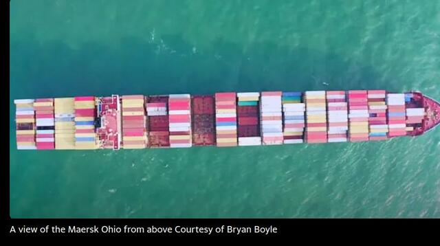 Hvordan ser der ud på et stort Mærsk container skib ? – Hodjanernes blog