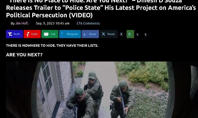Se traileren til Dinesh D’Souza nyeste film “Police State ...