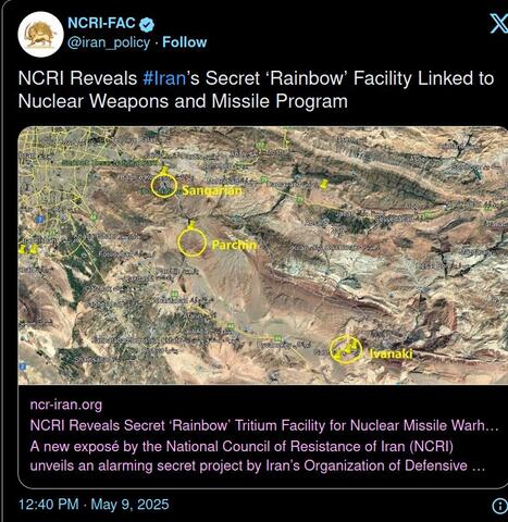 “Iranian Dissident Group Reveals Secret ‘Rainbow’ Nuclear Site Built to ...
